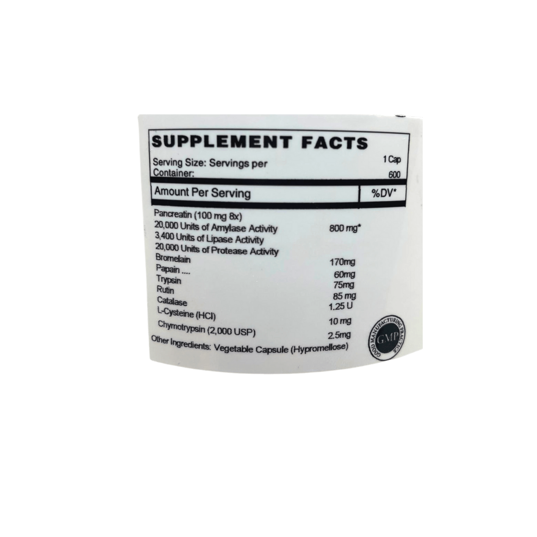 Mega-Enzymes 600 Capsules – ISHI: Your Gerson Suppstore